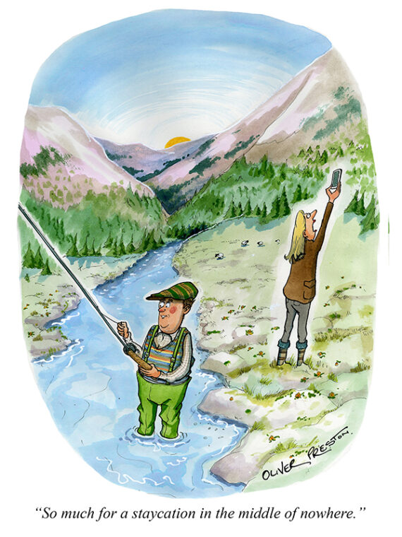 Staycation - Oliver Preston Cartoons