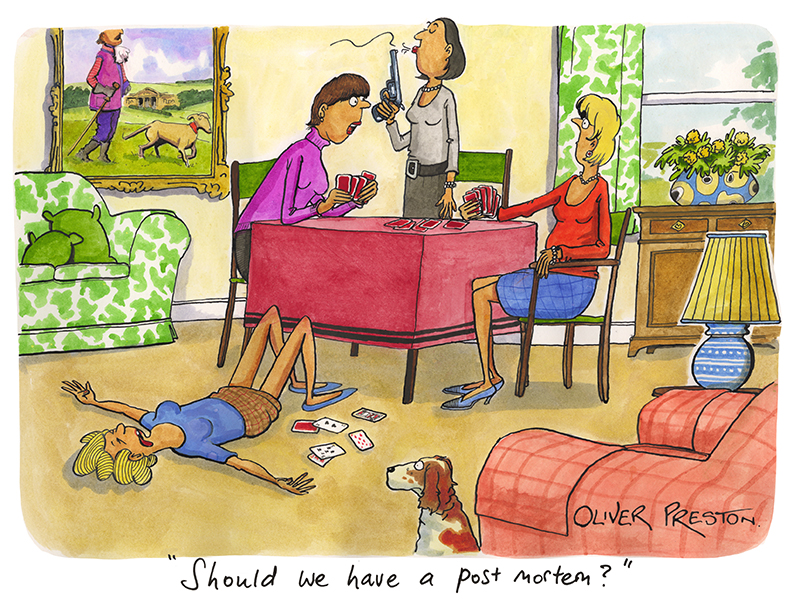 Bridge Post mortem - Oliver Preston Cartoons